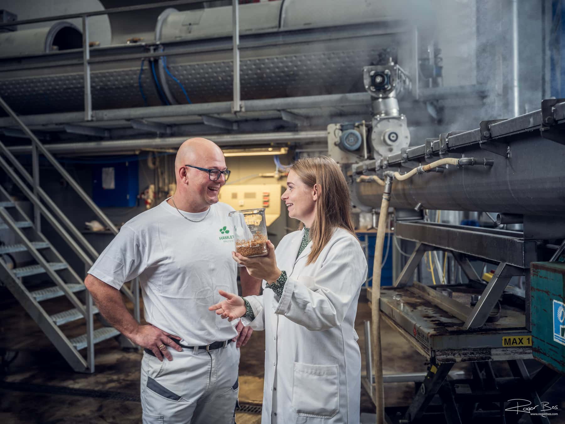 Factory photography at Hamlet Protein, Denmark